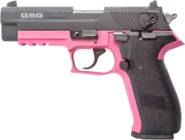 GERMAN SPORT FIREFLY 22LR - 4" FS 10RD NON-TREADED PINK - Comptons Guns